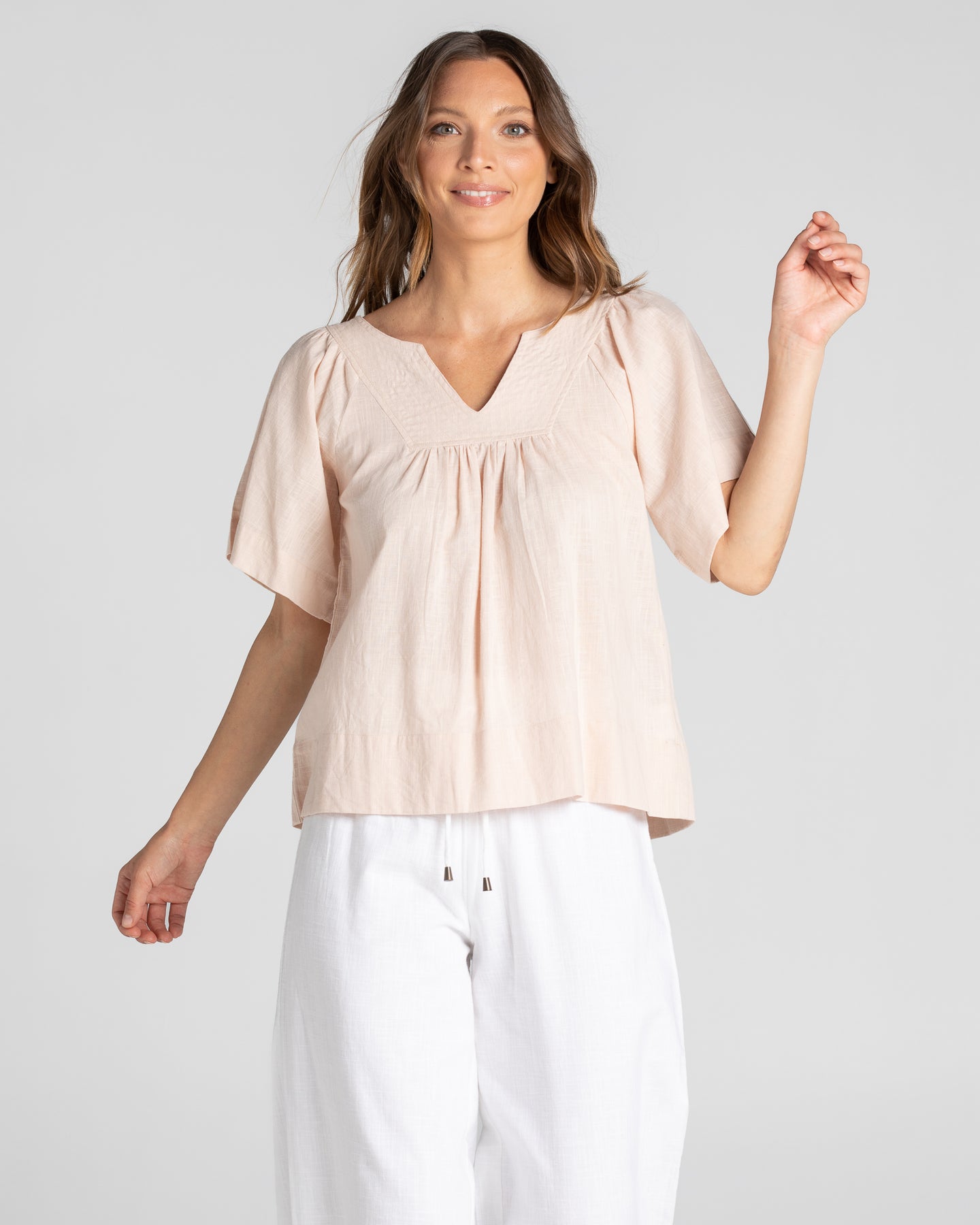 Freya Top - Dusty Pink – Boom Shankar